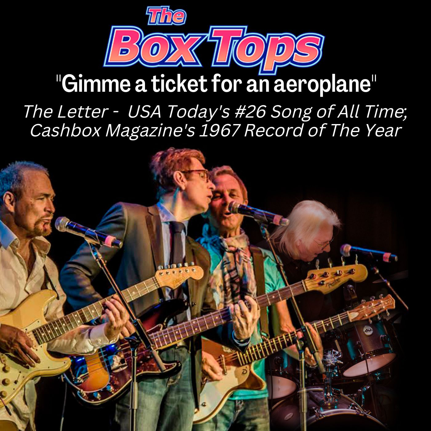 THE BOX TOPS Paradise Artists THE BOX TOPS Paradise Artists